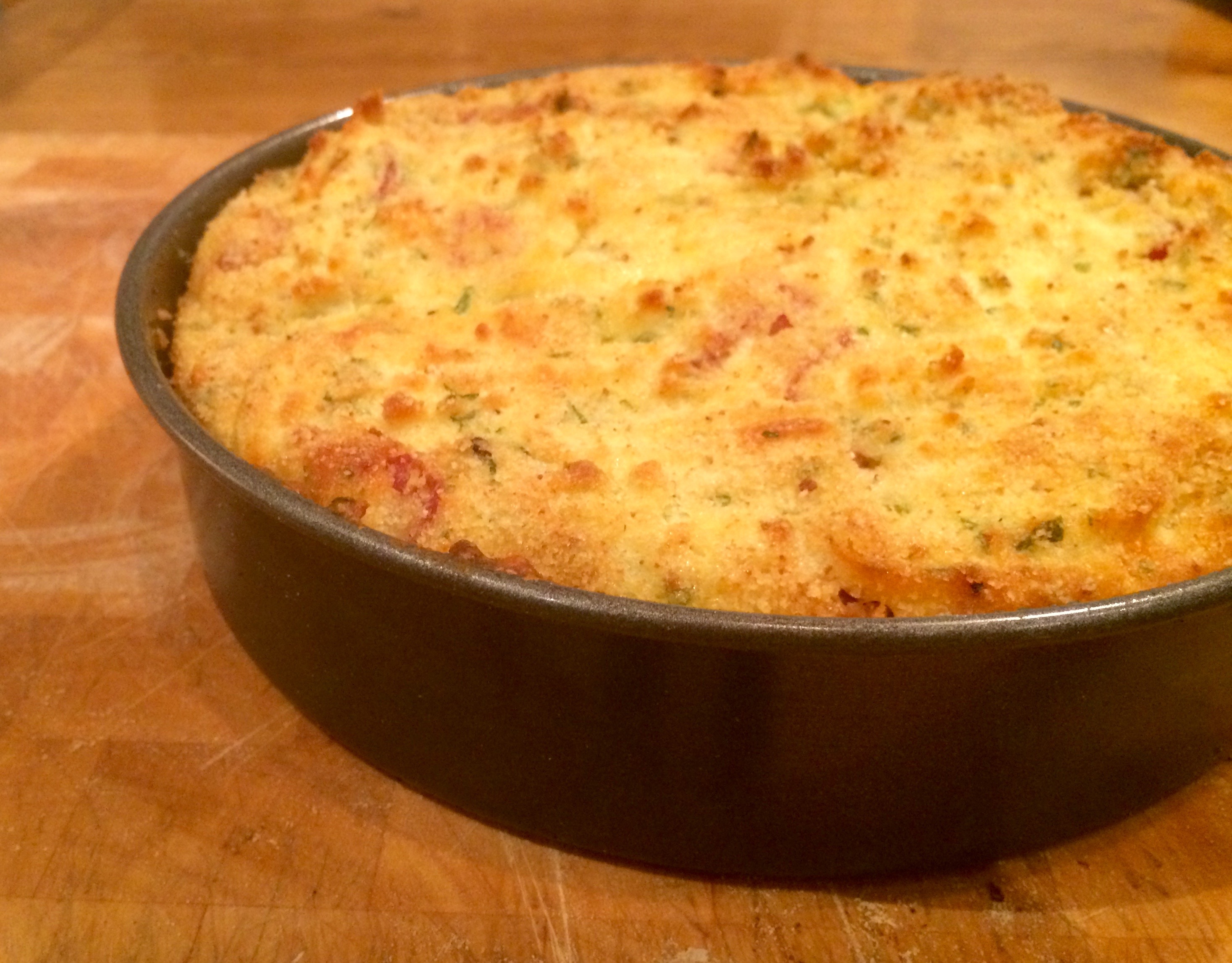 Gatto’ di patate (Neapolitan potato, cheese and salame savory cake ...