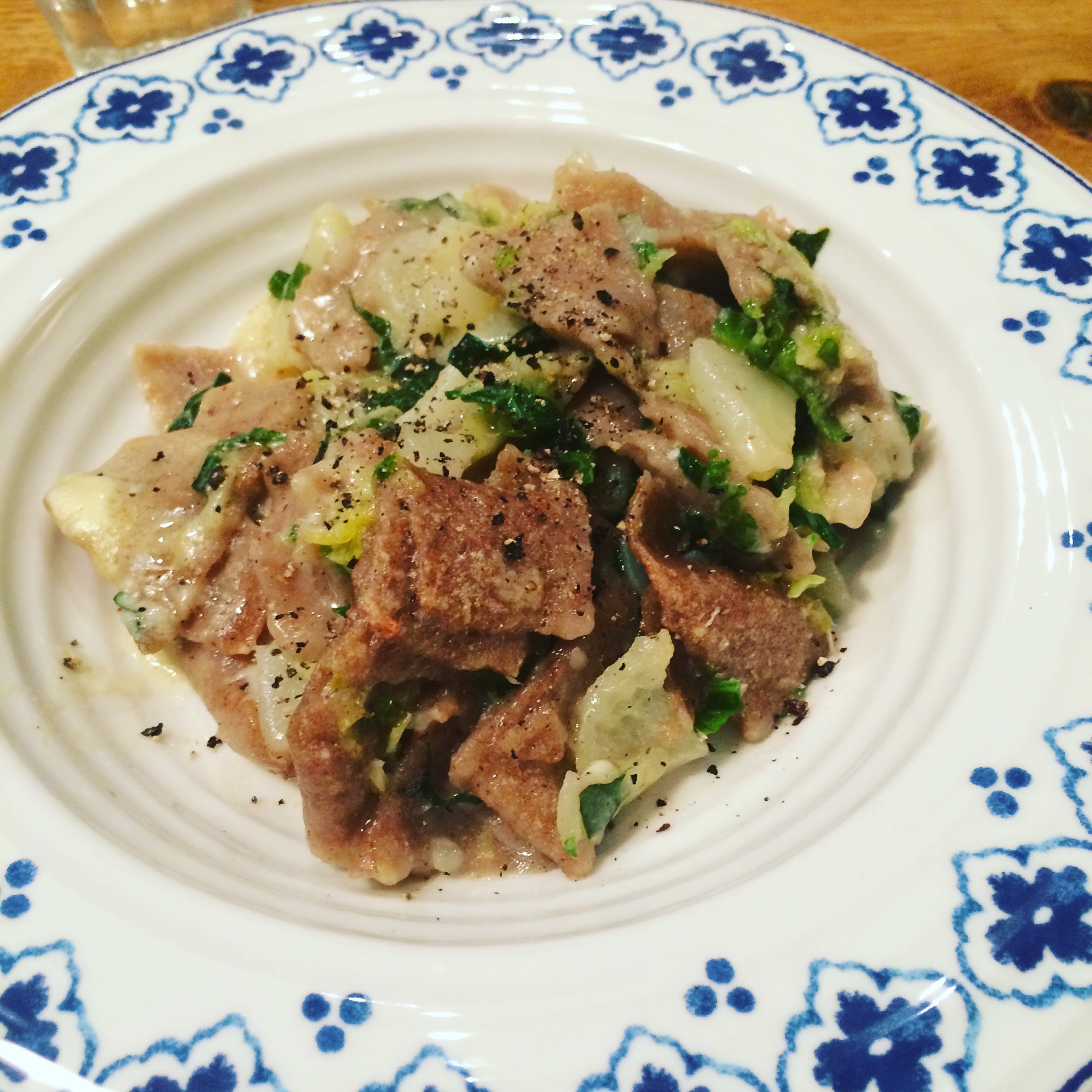 Pizzoccheri (Buckwheat pasta with cabbage, potatoes and lots of butter ...