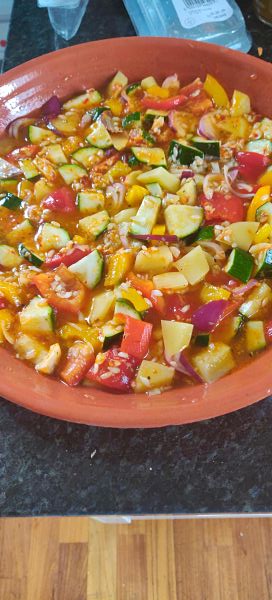 Tiella di verdure – vegetable and rice bake, from Puglia – Italian home ...