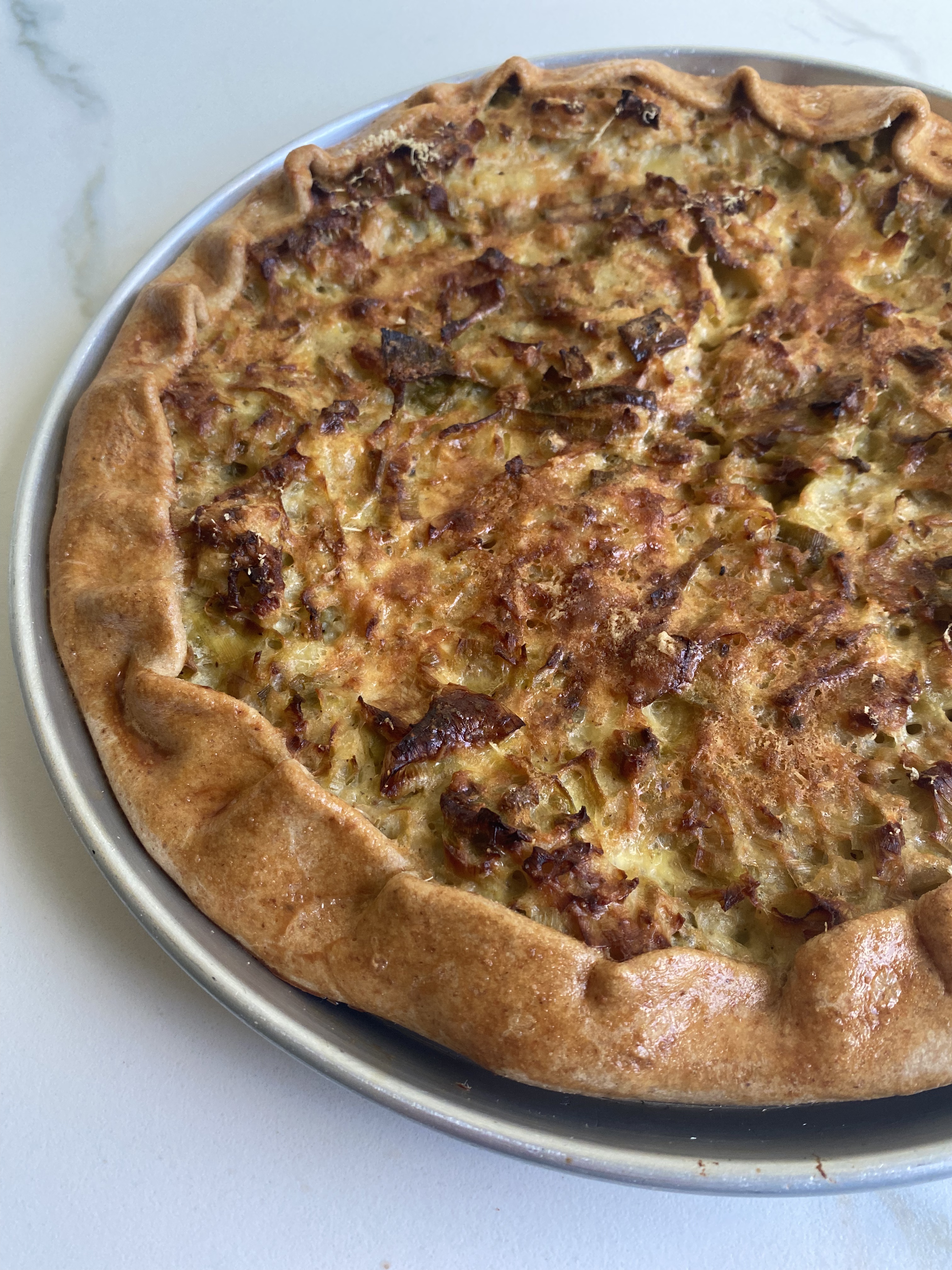 Torta di patate e porri, della Lunigiana ma con influenze sudiste ...